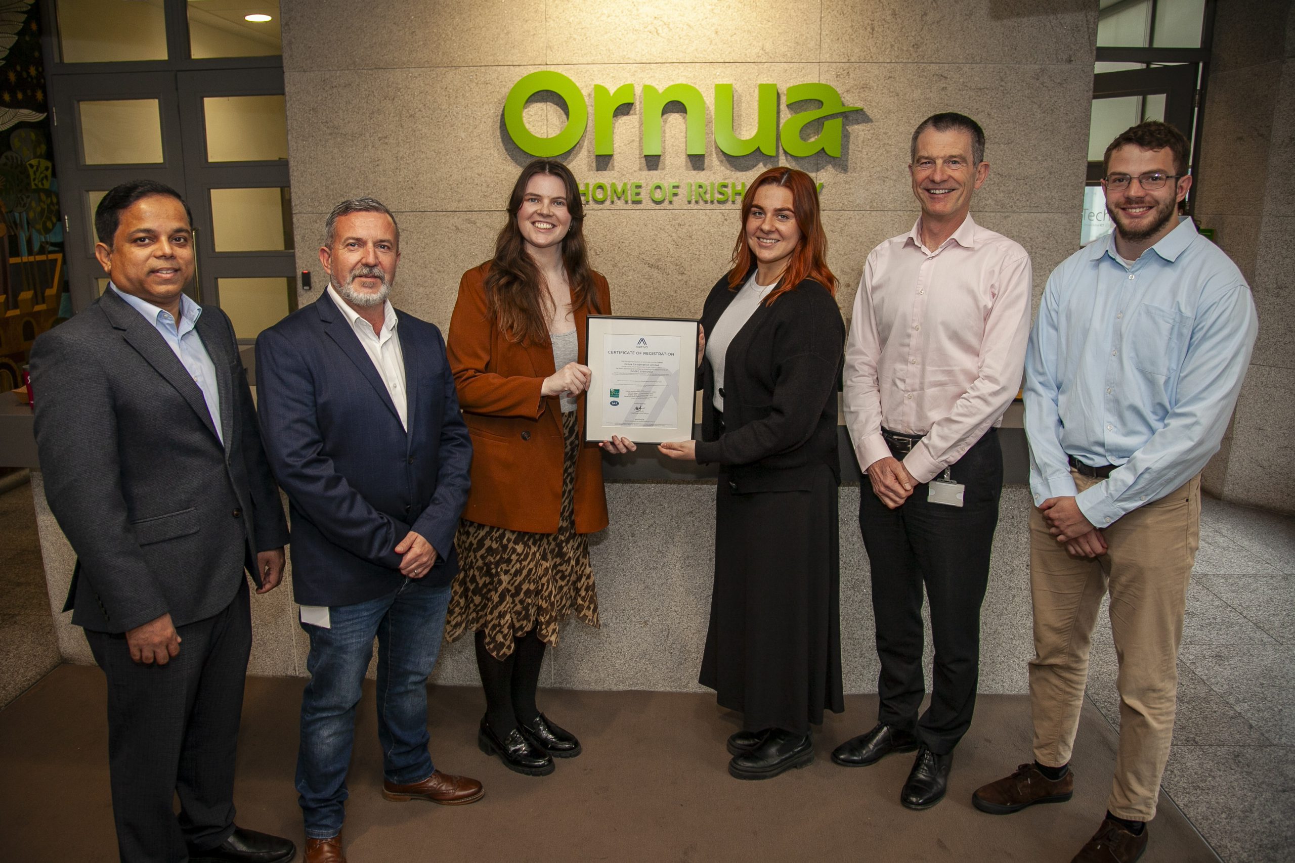 Ornua obtains leading international certification for Information ...
